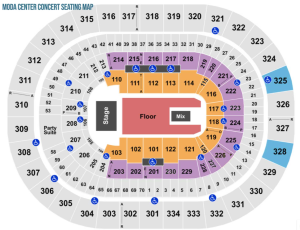 Moda Center Seating Chart: The Ultimate Seating Guide ...